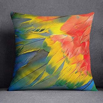 Bonamaison Le Jardin du Lin Kissenhüllen, Cotton, Mehrfarbig, 45x45