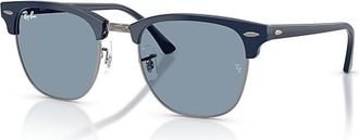Ray-Ban Clubmaster Classic Sonnenbrillen Blau Fassung Blau Glas 51-21