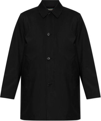 Paul Smith Homme, Manteaux, Noir, Taille: 2XL Manteau en laine avec doublure