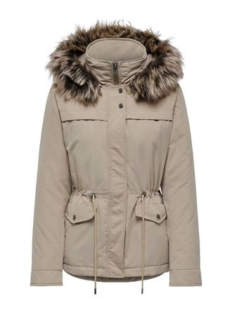 Only Damen Langer ONLNEWSTARLINE AW Parka CC OTW 15297128,Weathered Teak,XL