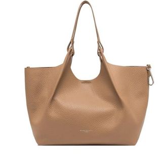 Gianni Chiarini Cuir sac shopper sac &agrave; &eacute;paule Dua Shopping Bag Clay marron clair