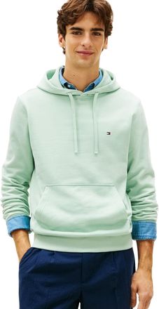 Tommy Hilfiger Herren Essential Terry Hoody Mw0mw37235 Kapuzenpullover, Green (Crushed Mint), XL