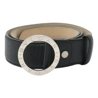 Bulgari Pre-owned Vintage G&uuml;rtel - - Pre-owned - Herren - Schwarzk - ONE SIZE