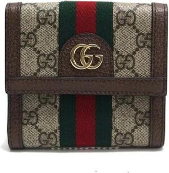 Gucci unisex, Pre-owned, Multicolore, Taille: ONE Size Portefeuille en tissu Pre-owned