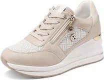 Queen Helena Baskets Plateforme Chaussures de Sport Hautes Casual Femme X32-22, 35 EU