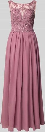 Laona Maxikleid mit Perlen und tiefem R&uuml;ckenausschnitt