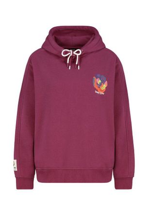 Sublevel Kapuzenpullover Damen Hoodie mit Flowerprints Sweater, Kapuzensweatshirt mit seitl. Eingrifftaschen