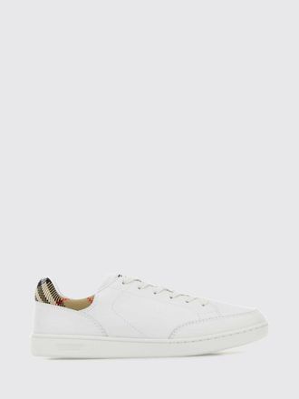 Burberry Baskets Set en cuir et mesh avec empi&egrave;cements Vintage Check