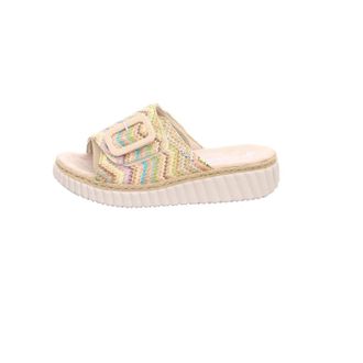 Rieker Plateau-Slingpantolette mit Keilabsatz - - Shoes - Damen - Mehrfarbig - 38 EU