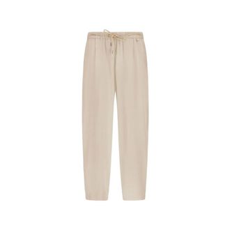 Herno Femme, Pantalons, Beige, Taille: 40 FR Pantalon en m&eacute;lange de lin