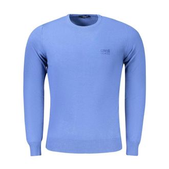 Cavalli Blauer Strickpullover f&uuml;r M&auml;nner - - Knitwear - Herren - Blau - 2XL