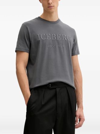 Iceberg embroidered T-shirt - Grau