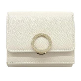 Bulgari Portefeuille vintage pr&eacute;-poss&eacute;d&eacute; tri-fold - Femme - Pre-owned - Beige - Taille: ONE Size