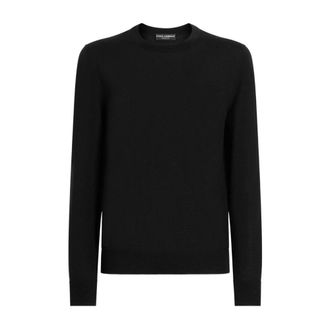Dolce & Gabbana Schwarze Pullover f&uuml;r M&auml;nner - - Knitwear - Herren - Schwarzk - XL