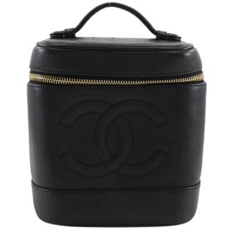 Chanel Pre-owned Grained Calfskin Small Handbag - - Pre-owned - Damen - Schwarzk - ONE SIZE