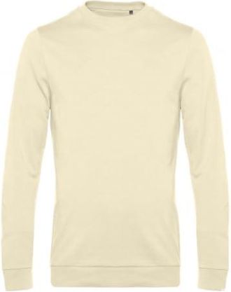 Generico Sweat Set en French Terry col rond, poignets et bas côtelés, Pales jaunes, XS