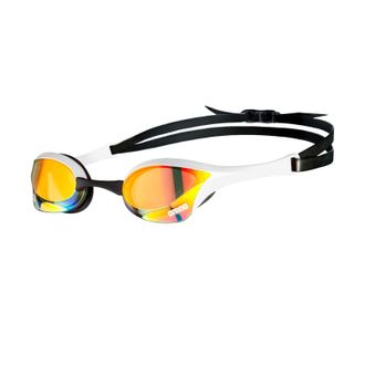 Arena Cobra Ultra Swipe Mirror Unisex Race Schwimmbrille für Erwachsene, Taucherbrille mit Gebogenen Spiegelgläsern, Anti-Beschlag, UV-Schutz, 5 Austauschba