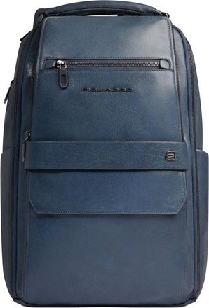 Piquadro Homme, Sacs, Bleu, Taille: ONE Size Sac &agrave; dos ordinateur portable de voyage personnalisable 15,6