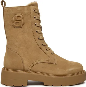 HUGO BOSS Schn&uuml;rschuhe BOSS Rebby 50523589 Beige