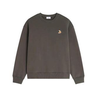 Maison Kitsun&eacute; Dreaming Fox Comfort Sweatshirt - - Sweatshirts & Hoodies - Herren - Grau - XL
