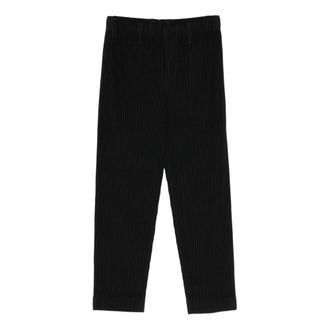Issey Miyake Homme, Pantalons, Noir, Taille: L Pantalon Pliss&egrave;