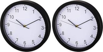 Hama gro&szlig;e Wanduhr ohne Ticken (lautlose Uhr inkl. Batterie, Quarzuhr mit Stunden- und Minuten- und Sekundenzeiger, Moderne Uhr f&uuml;r Wohnzimmer, K&uuml;che oder 