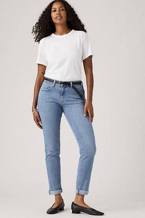 Levi's Jean Boyfriend Taille Mi Haute - Femme - Bleu / Lapis Topic - 25X30