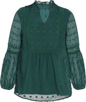 Faina Bluse Frauen Gr&uuml;n