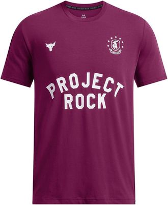 Under Armour Project Rock T-Shirt f&uuml;r Herren (Violett)