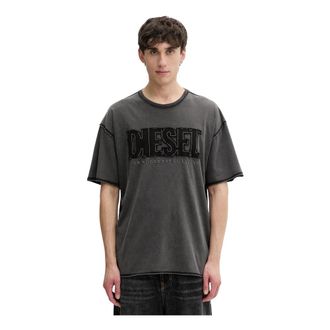 Diesel T-Rawboxt T-Shirt - - Tops - Herren - Grau - M