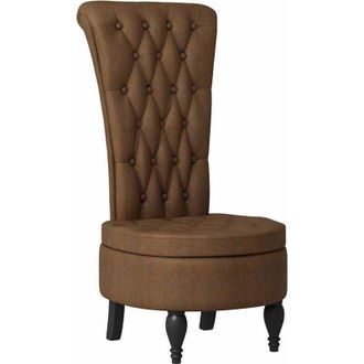 vidaXL Schlafsessel Braun 56,5 x 70 x 110 cm Kunstwildleder vidaXL
