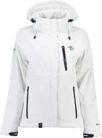 Geographical Norway Damen Outdoor Softshelljacke Touna B Kapuze White XL
