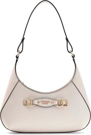 Guess sac à épaule Mimina Top Zip Shoulder Bag Stone écru