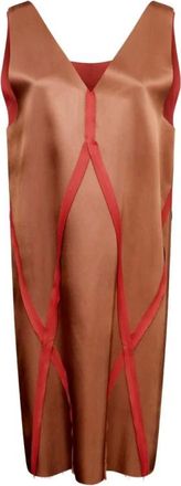 Maison Margiela Femme, Robes, Brun, Taille: 34 FR Short Dress