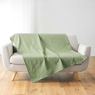 Douceur d'Intérieur Kuscheldecke (220 x 240 cm) Lucile Salbei Polycotton