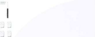 Cabilock &Eacute;tag&egrave;re dangle Murale en Forme De Ventilateur 28Cm Support De Rangement Triangulaire Blanc pour Cuisine Chambre Bureau Salle De Bain