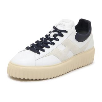 Hogan Homme, Chaussures, Blanc, Taille: 44 EU H-Stripes Baskets