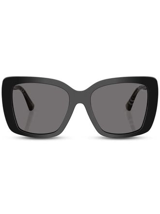 Burberry Sunglasses Sonnenbrille mit Vintage-Check - Schwarz