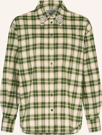 Essentiel Hemdbluse Juices Mit Schmucksteinen gruen