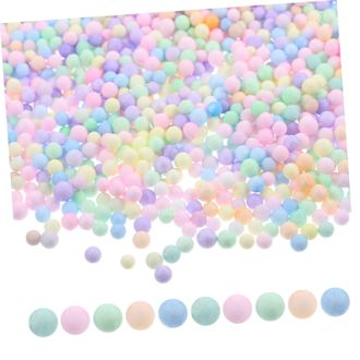 Cabilock Bunte Schaumstoffkügelchen DIY Bastelfüller Macaron Mix Sichere Geschenkbox Füllung für Dekoration Vasen Valentinstag Kreative Geschenke