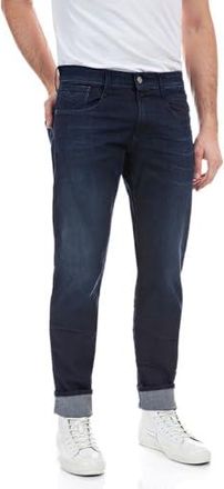 Replay Jean pour Hommes avec Power Stretch, Bleu (Bleu Fonc&eacute; 007), 30W / 32L