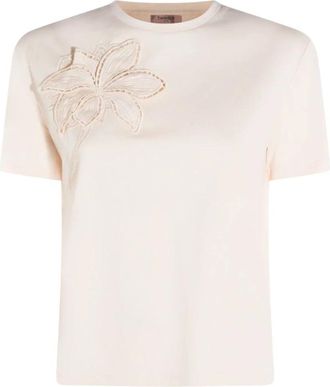 Twinset Femme, Tops, Beige, Taille: 44 FR T-Shirt