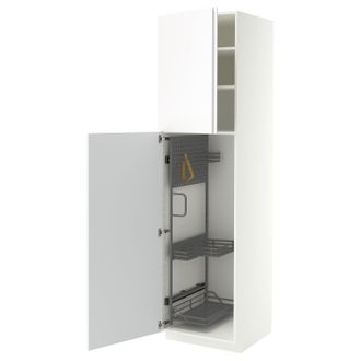 IKEA METOD Hochschrank mit Putzschrankeinr