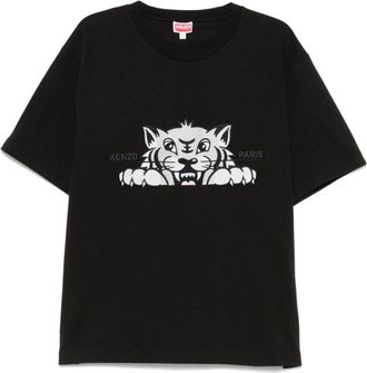 Kenzo t-shirt Gots Happy Tiger - Noir