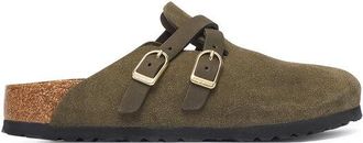 Birkenstock Pantoletten Blair D-Buckle 1033158 Dunkelgr&uuml;n