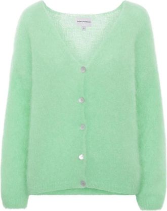Americandreams Americandreams, Femme, Pulls, Vert, Taille: 42 FR Cornelia LS Cardigan