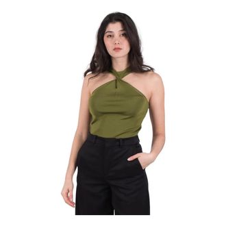 Drykorn Gr&uuml;nes Stricktop - - Tops - Damen - Gr&uuml;n - XS