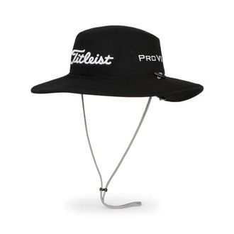 Titleist Titleist Chapeau Aussie Tour Aussie Unisexe pour Homme, Noir/Blanc, Taille Unique
