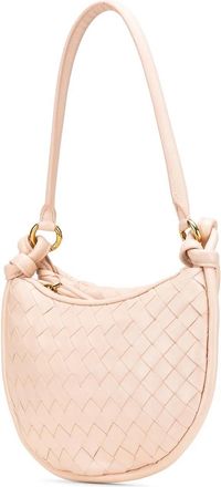 Bottega Veneta Hobo Bags - Small Nappa Intrecciato Gemelli Hobo - Gr. unisize - in Gold - f&uuml;r Damen