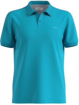s.Oliver Poloshirt Big Size (1-tlg) Kragen, Köpfe, Logo